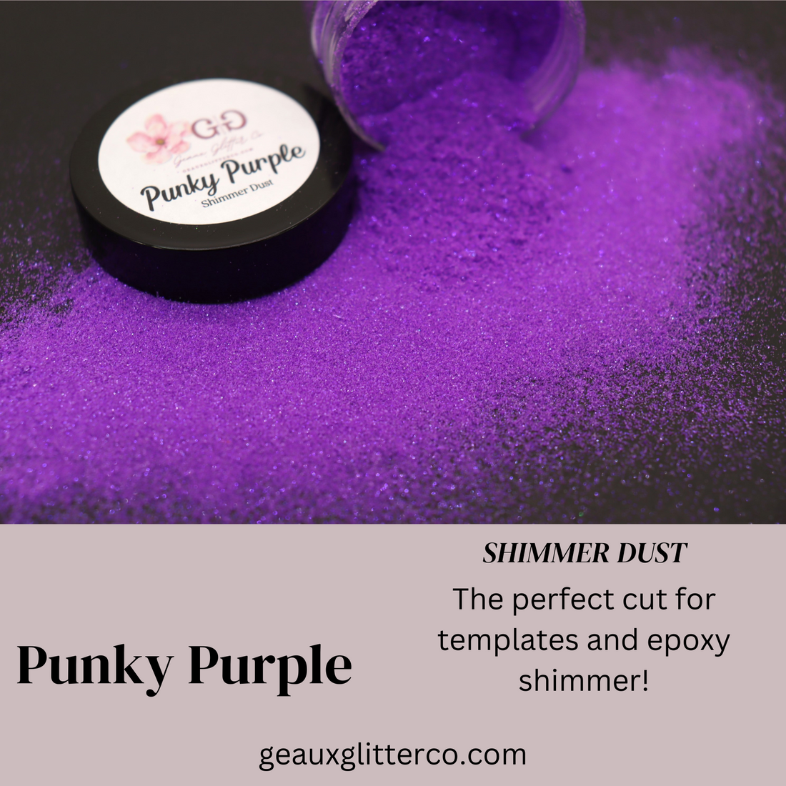 Punky Purple Shimmer Dust – Geaux Glitter Co.