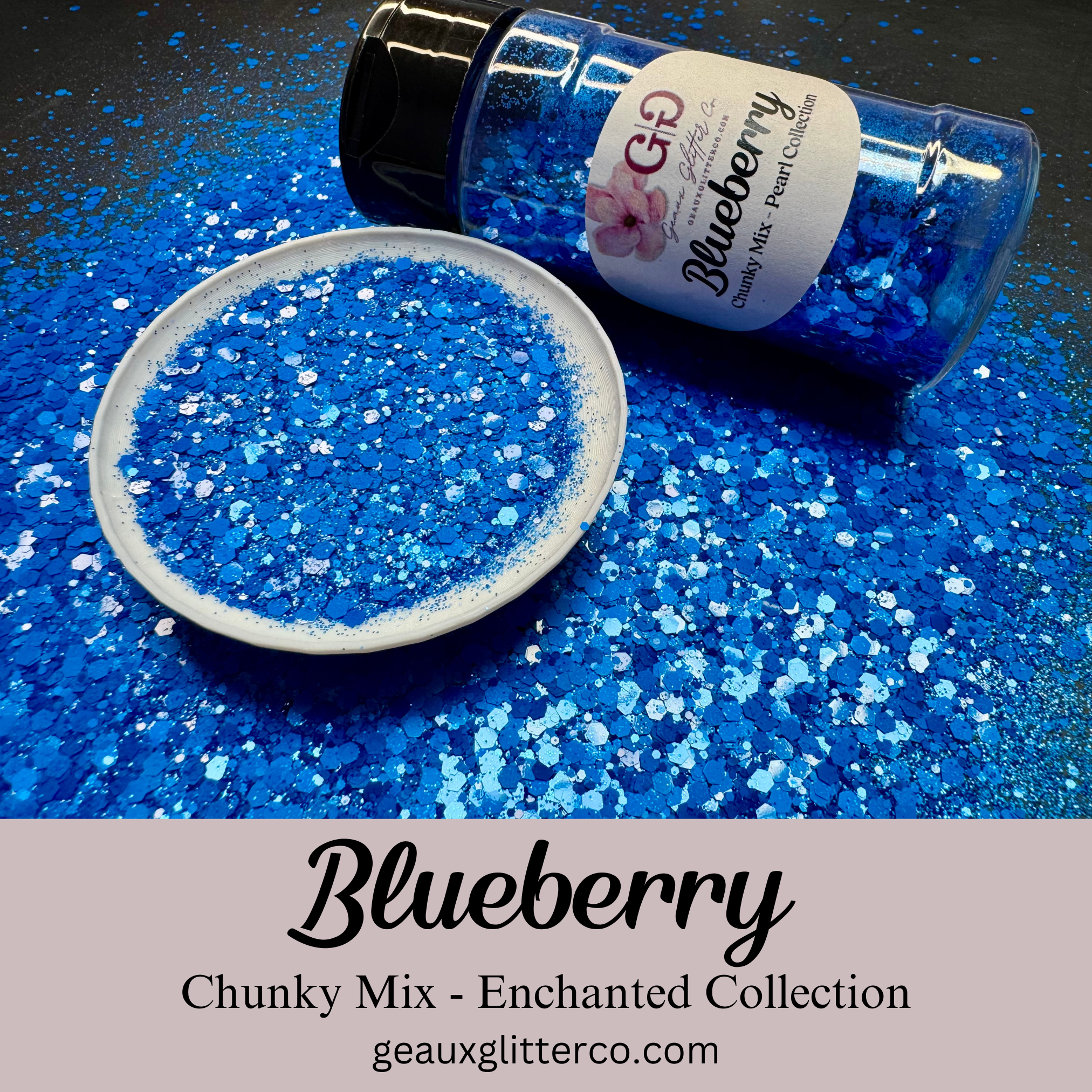 Blueberry Chunky Mix - Enchanted Collection – Geaux Glitter Co.