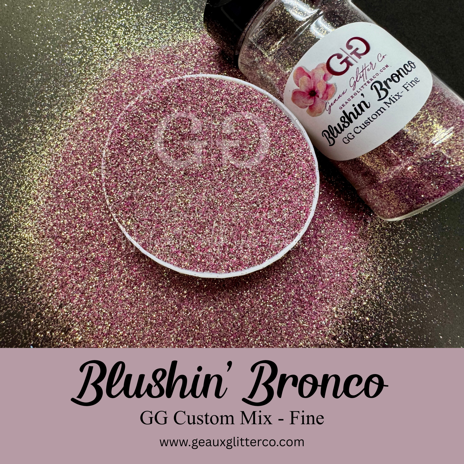 Blushin' Bronco - GG Custom Mix - Fine – Geaux Glitter Co.