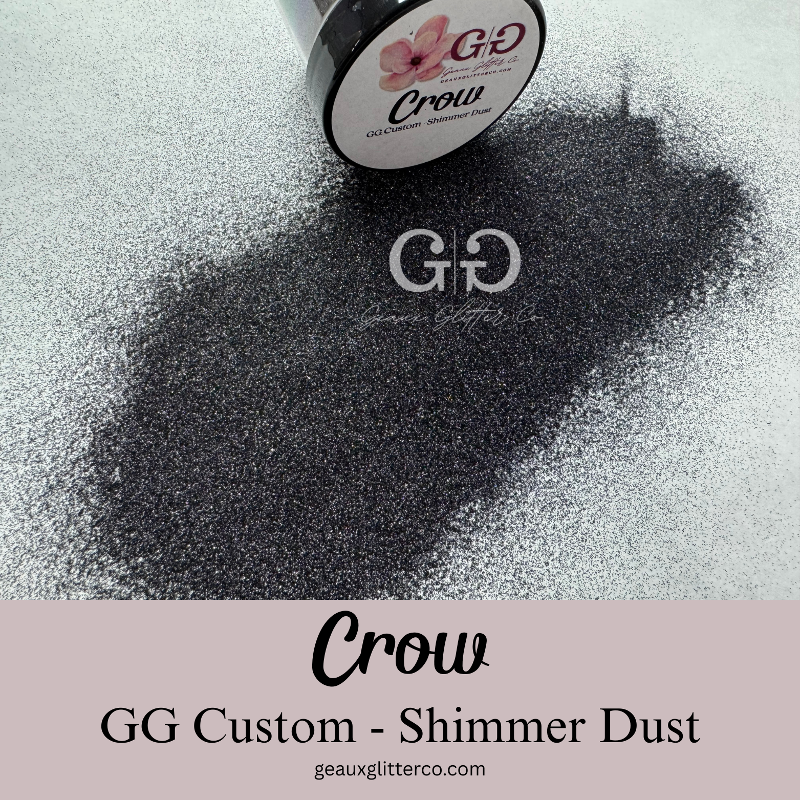 Crow Shimmer Dust - GG Custom Mix – Geaux Glitter Co.