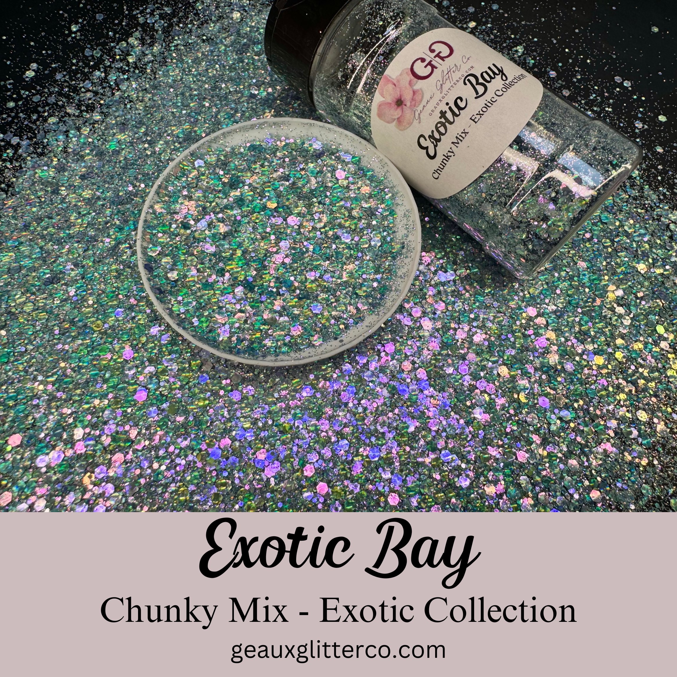 Exotic Bay Chunky Mix - Exotic Collection – Geaux Glitter Co.