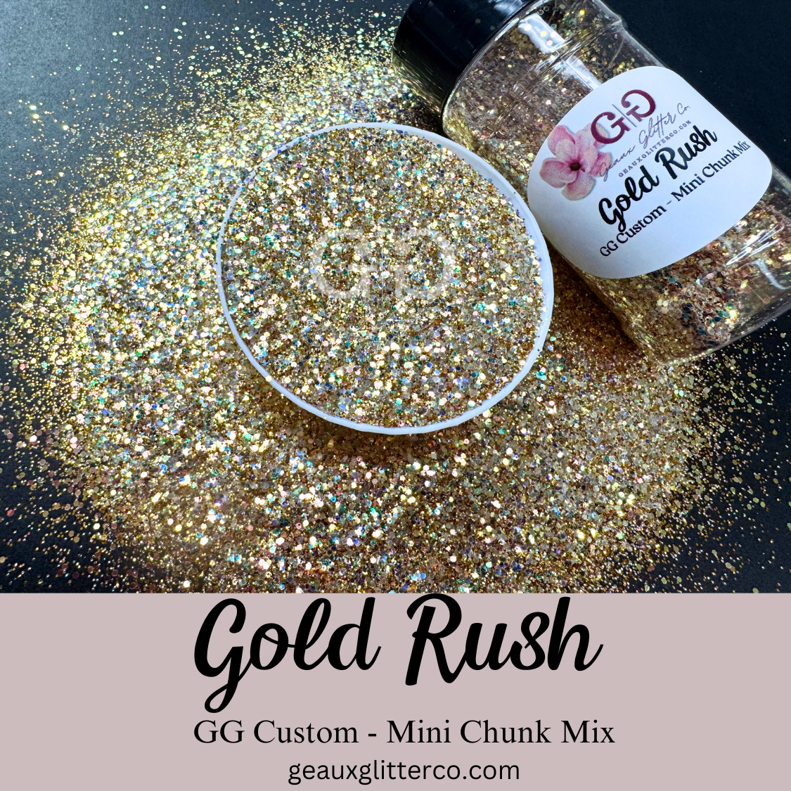 Gold Rush - GG Custom - Mini Chunk Mix – Geaux Glitter Co.