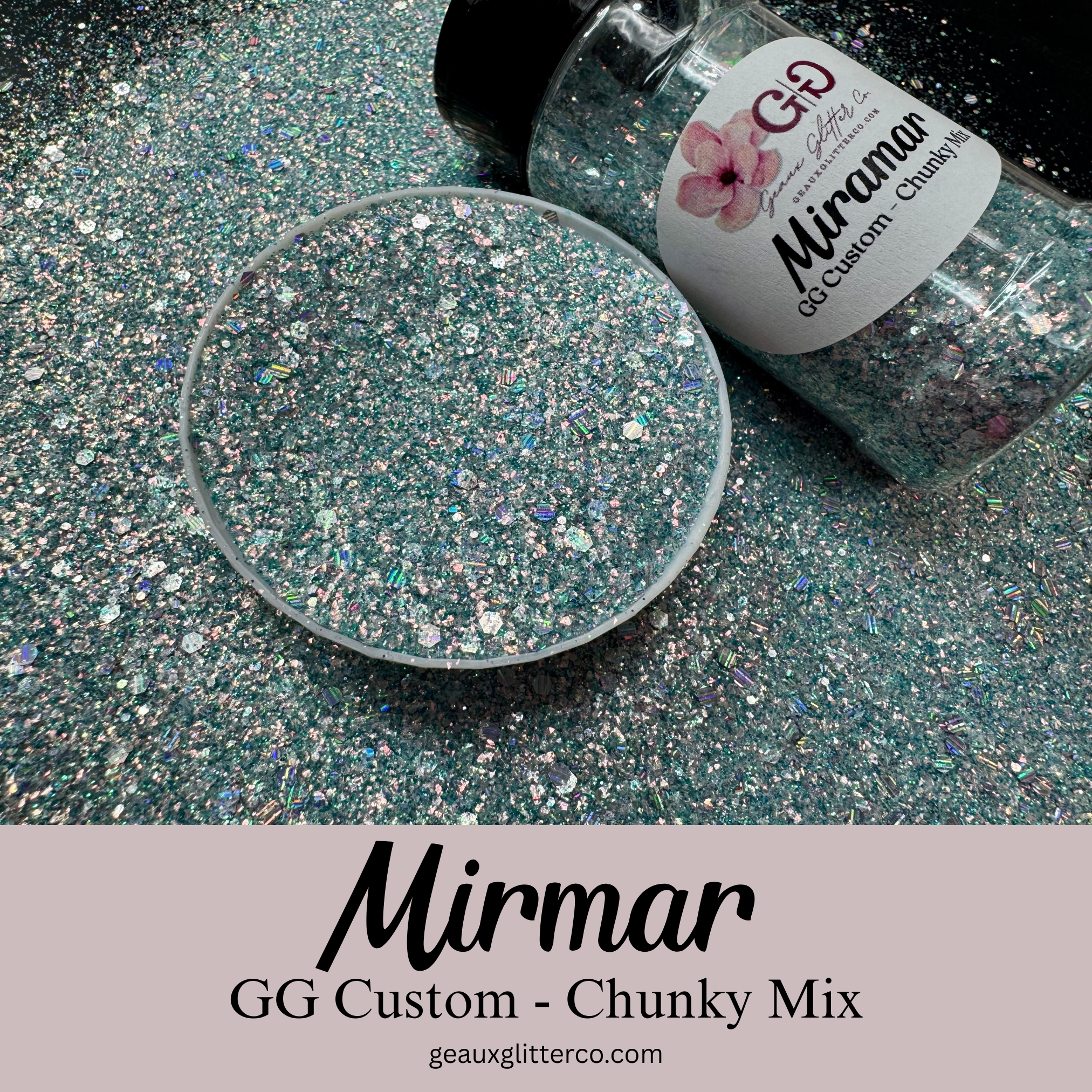 Miramar - GG Custom - Chunky Mix – Geaux Glitter Co.