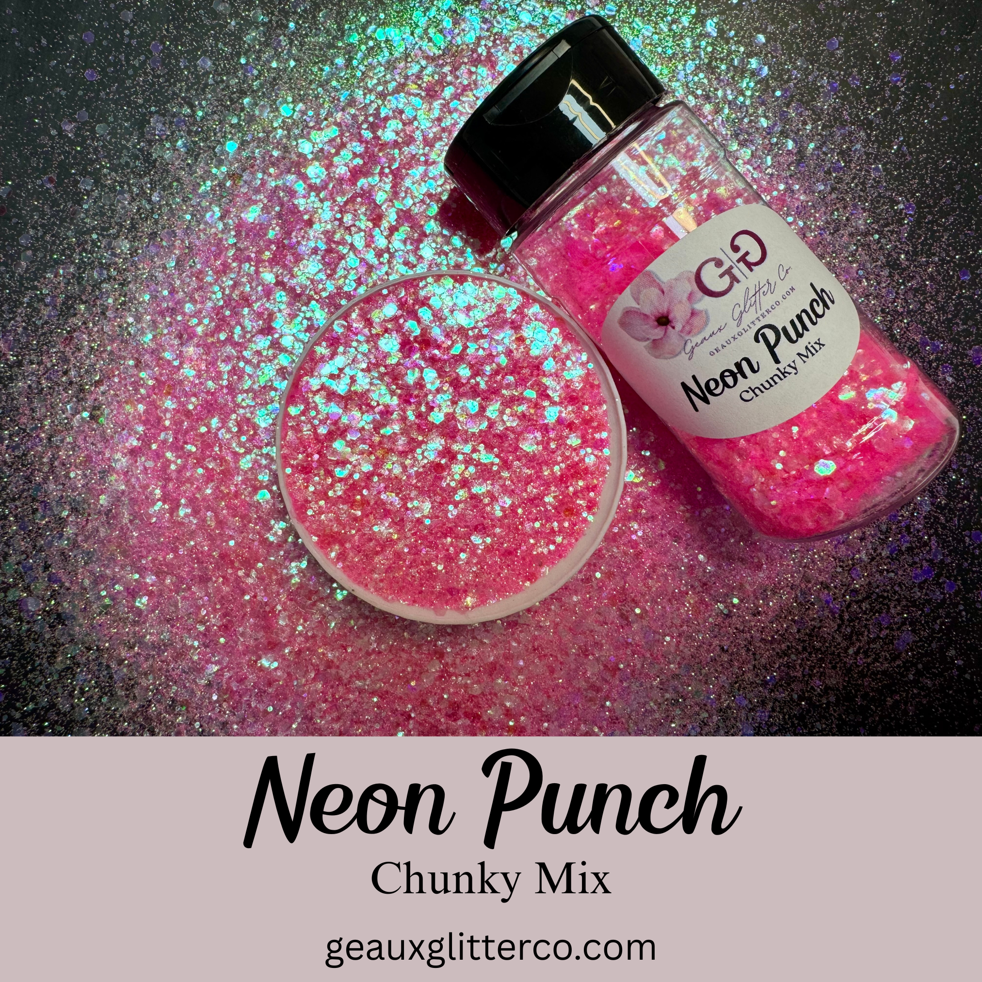 Neon Punch - Chunky Mix - Neon Collection – Geaux Glitter Co.