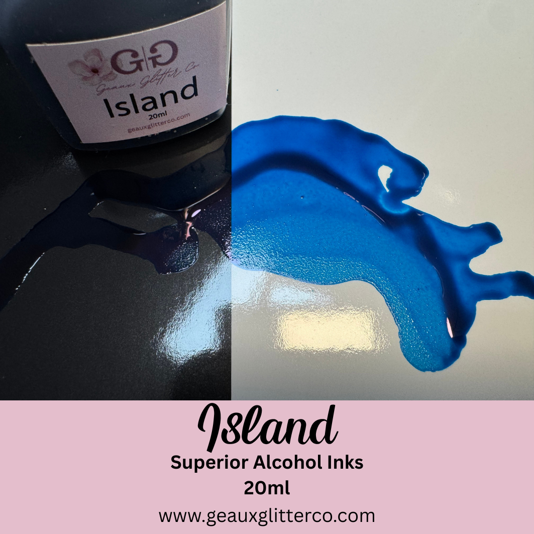 Island Alcohol Ink - 20ml – Geaux Glitter Co.