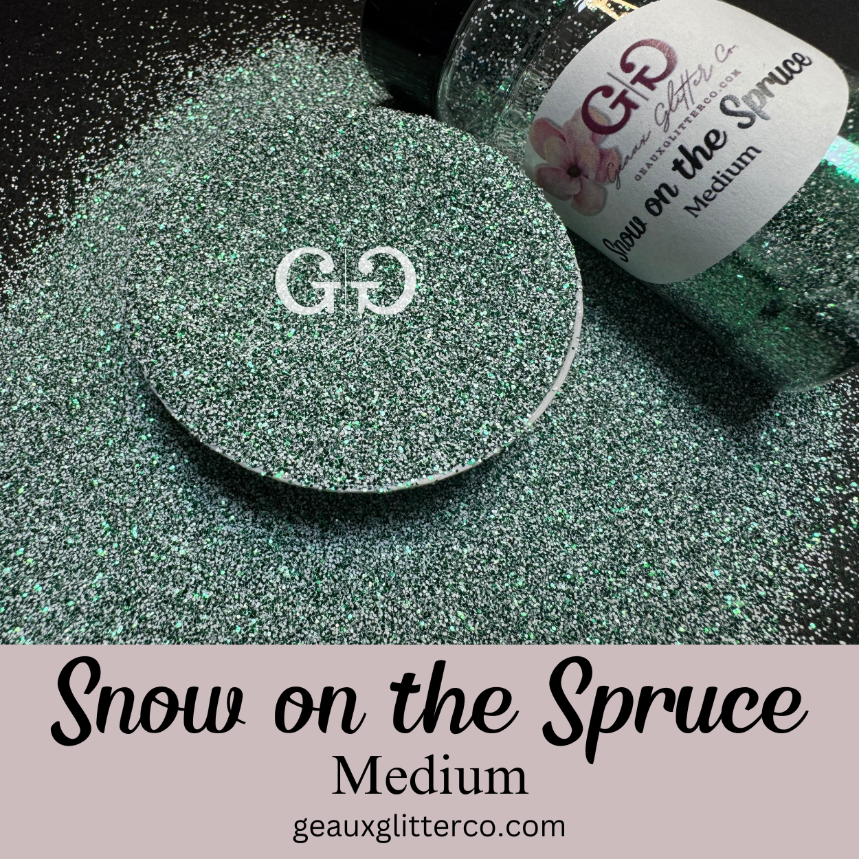 Snow on Spruce Medium – Geaux Glitter Co.