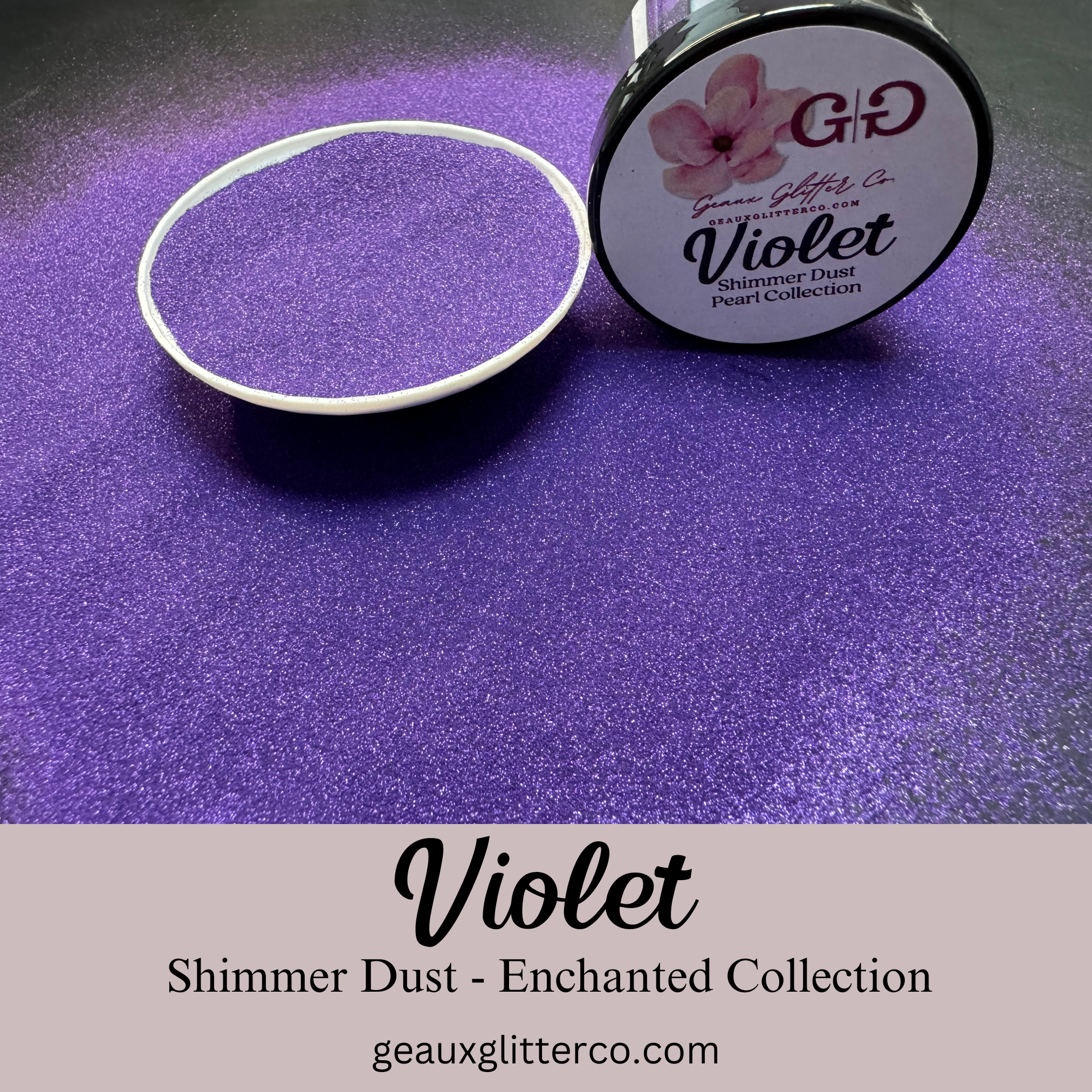 Violet Shimmer Dust - Enchanted Collection – Geaux Glitter Co.
